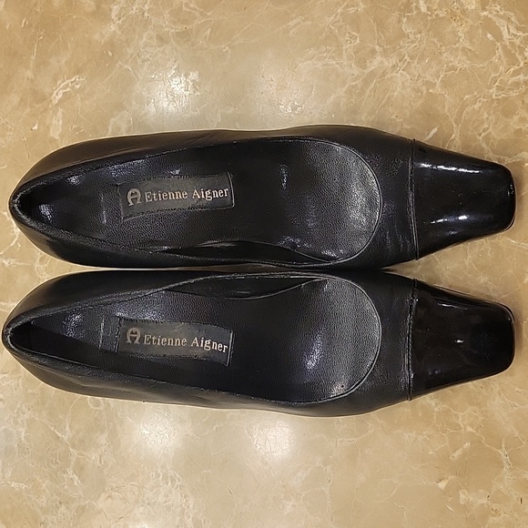 Etienne Aigner | Shoes | Etienne Aigner Veni Leather Black Patentblack ...